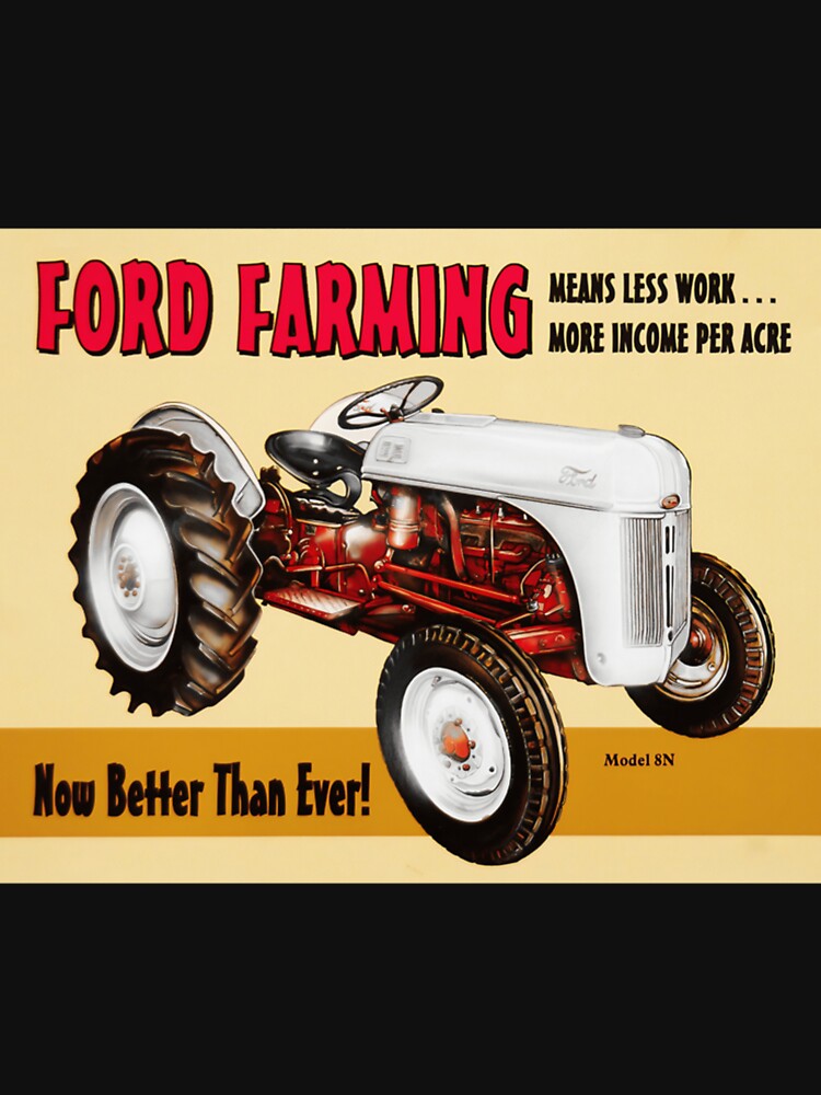 "FORD MODEL 8N TRACTOR ART Classic " Essential T-Shirt for Sale by ...