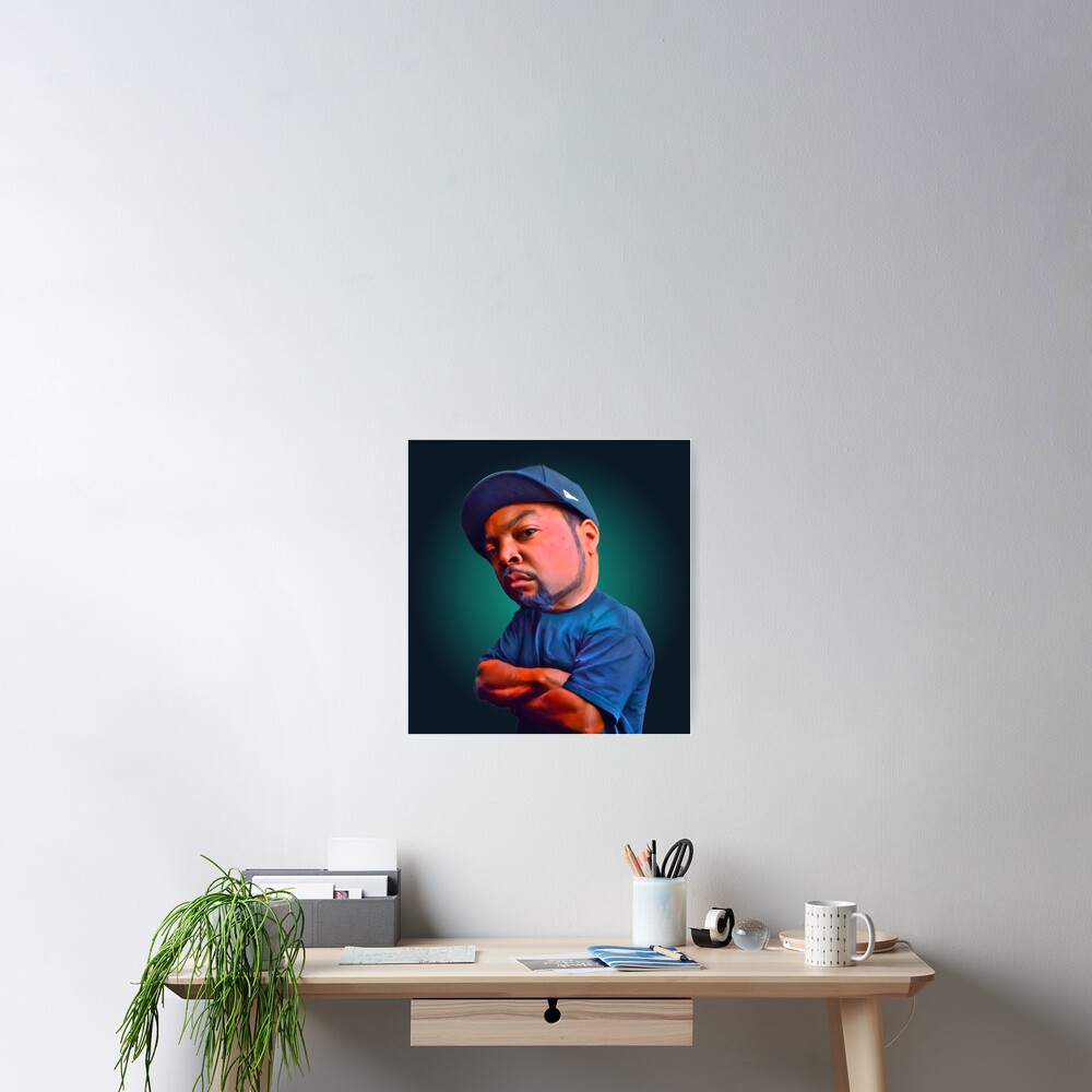 "Ice cube" Poster by NoraMohammed | Redbubble