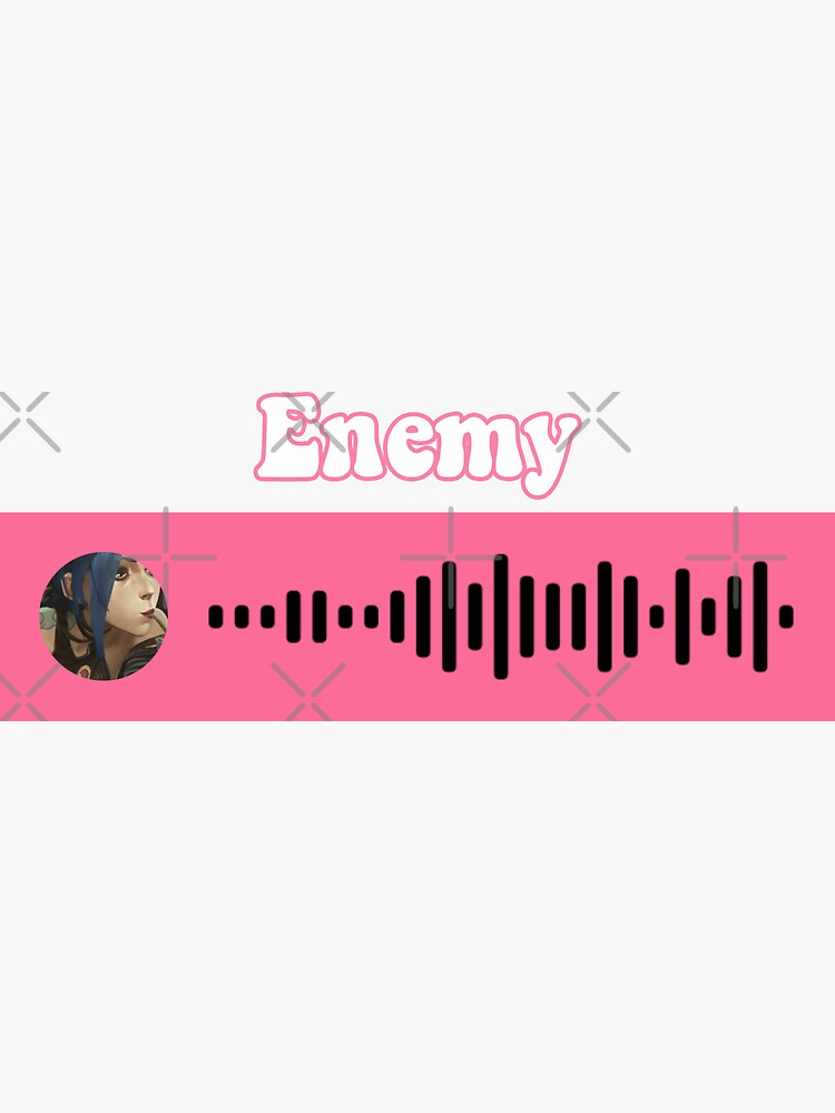 "Enemy - Imagine Dragons / spotify code " Sticker for Sale by ...