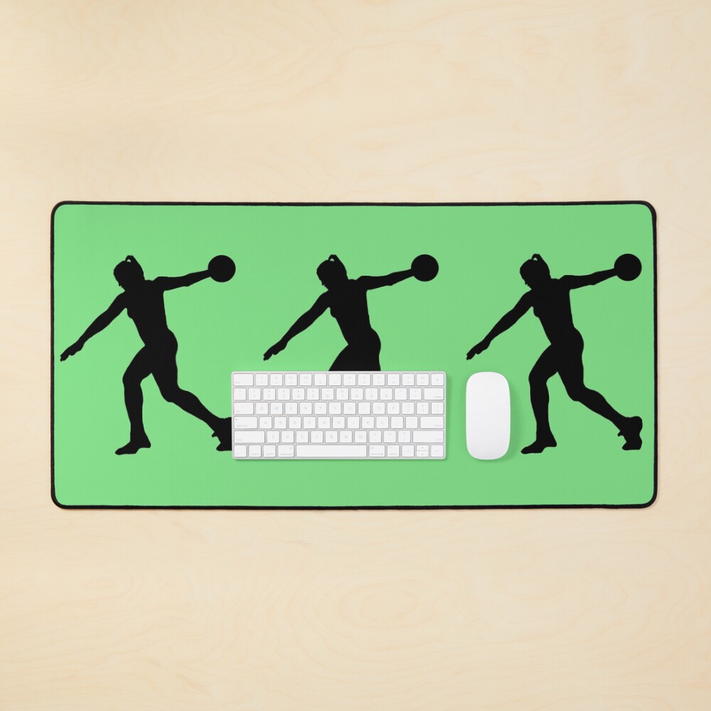 "Female Discus Thrower Silhouette" Sticker for Sale by TheScraggyBeard ...
