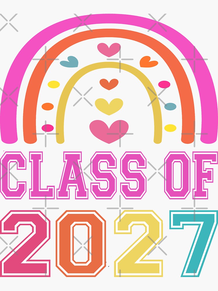 " Class of 2027 graduation gifts" Sticker for Sale by erozzz | Redbubble
