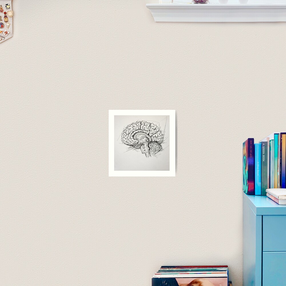 "Brain" Art Print for Sale by Kissart | Redbubble