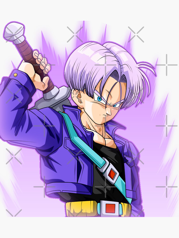 "Train Insaiyan Future Trunks DB/DBZ/DBGT/DBS " Sticker for Sale by ...