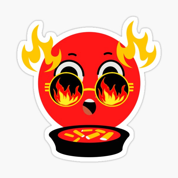 "Hot Spicy" Sticker for Sale by leftyconceptops | Redbubble