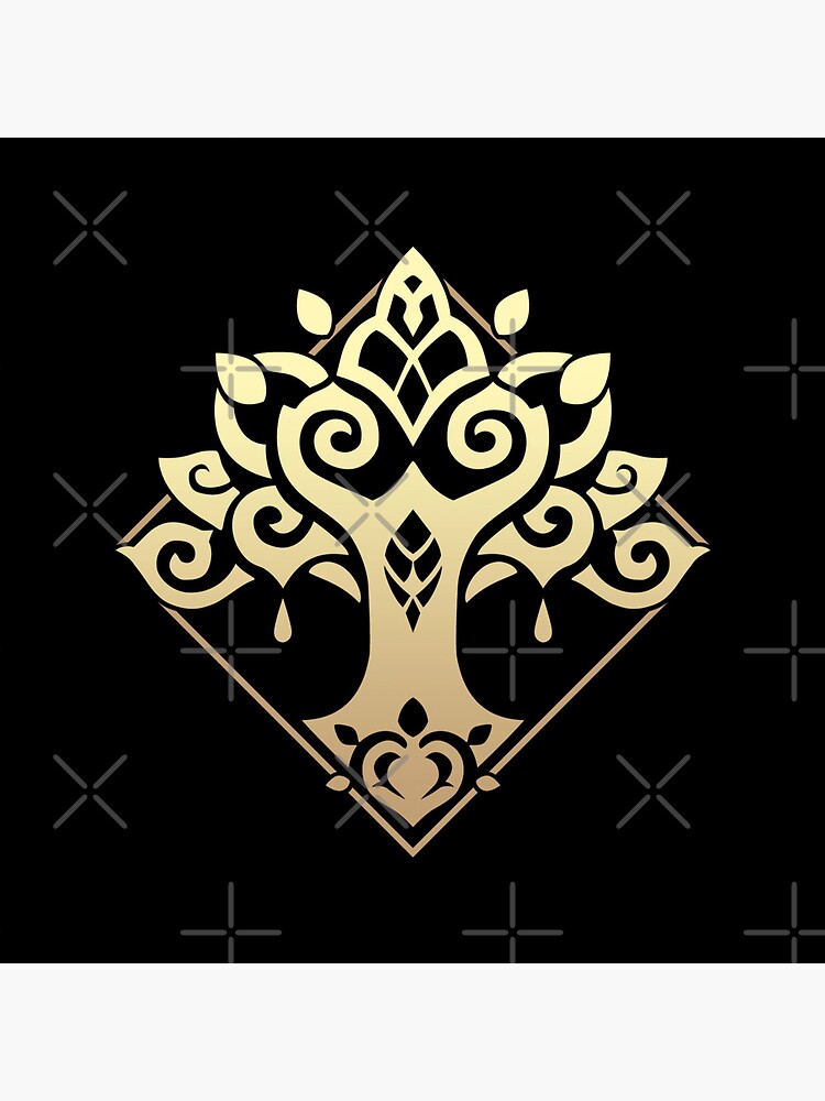 "Genshin Impact Sumeru Emblem / Banner / Logo / Icon" Clock for Sale by ...