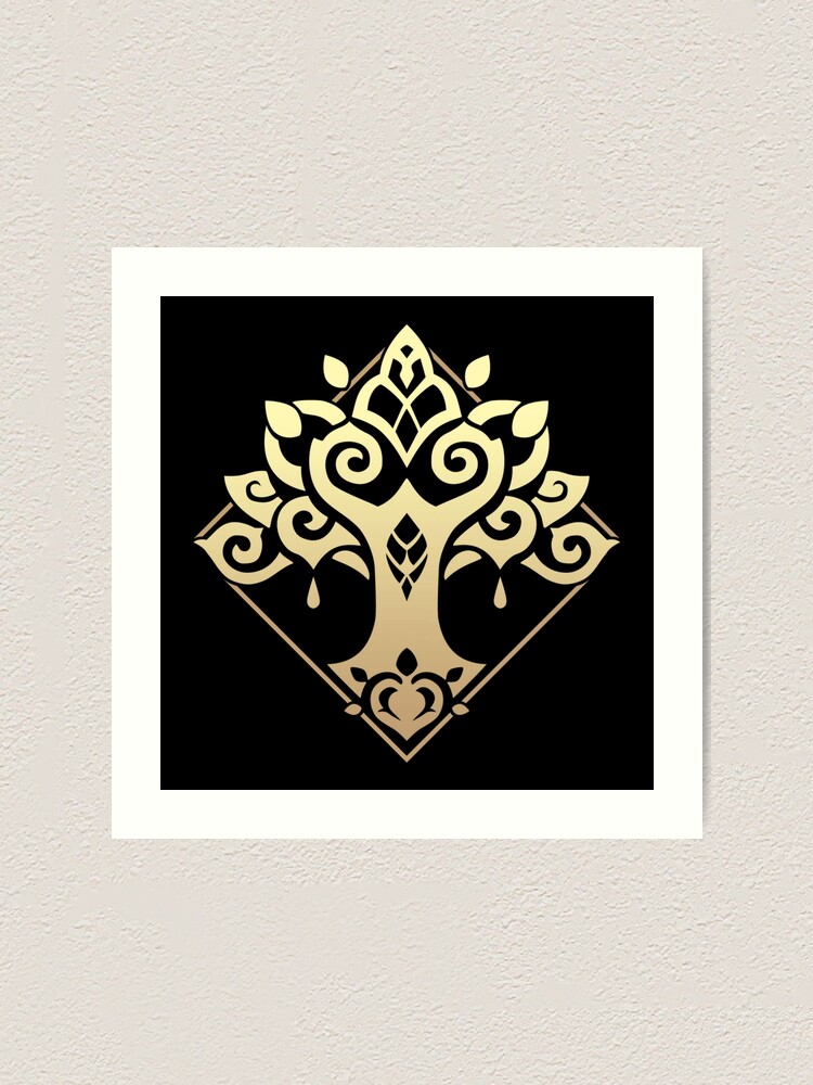 "Genshin Impact Sumeru Emblem / Banner / Logo / Icon" Art Print for ...