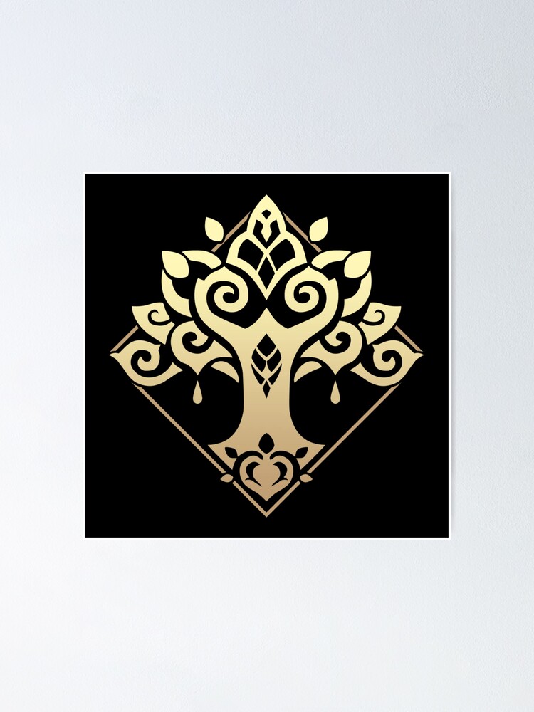 Poster « Genshin Impact Sumeru Emblème / Bannière / Logo / Icône », par ...