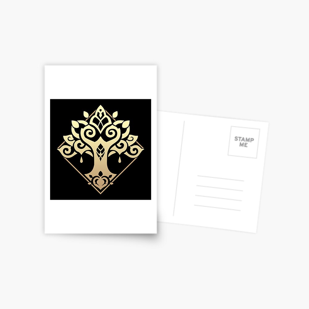 "Genshin Impact Sumeru Emblem / Banner / Logo / Icon" Postcard for Sale ...