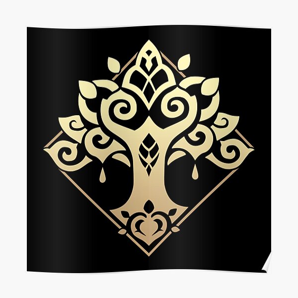 Póster «Genshin Impact Sumeru Emblema / Pancarta / Logotipo / Icono» de ...
