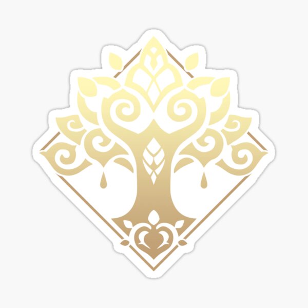 Pegatina «Genshin Impact Sumeru Emblema / Pancarta / Logotipo / Icono ...