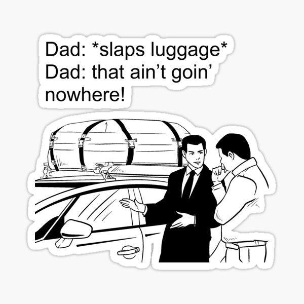 "Dad meme" Sticker for Sale by MagikLamp | Redbubble