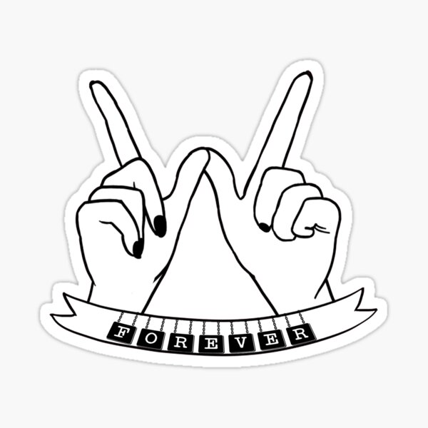 "Whatever Forever." Sticker for Sale by mensijazavcevic | Redbubble