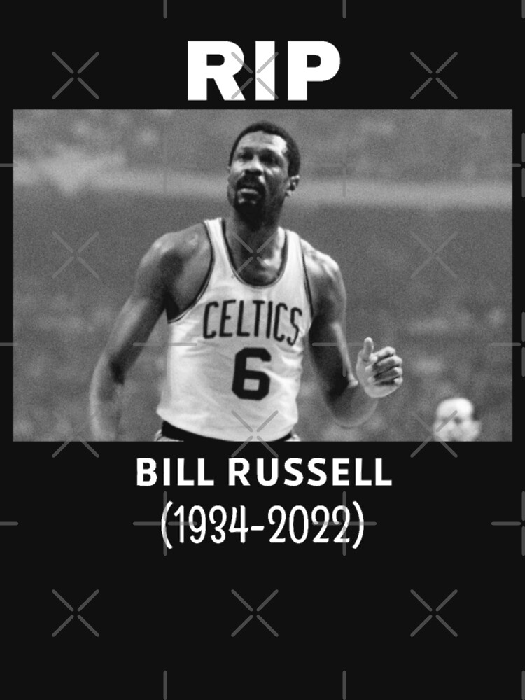 "Rip Bill Russell" T-shirt for Sale by Lookfashionto | Redbubble | rip ...