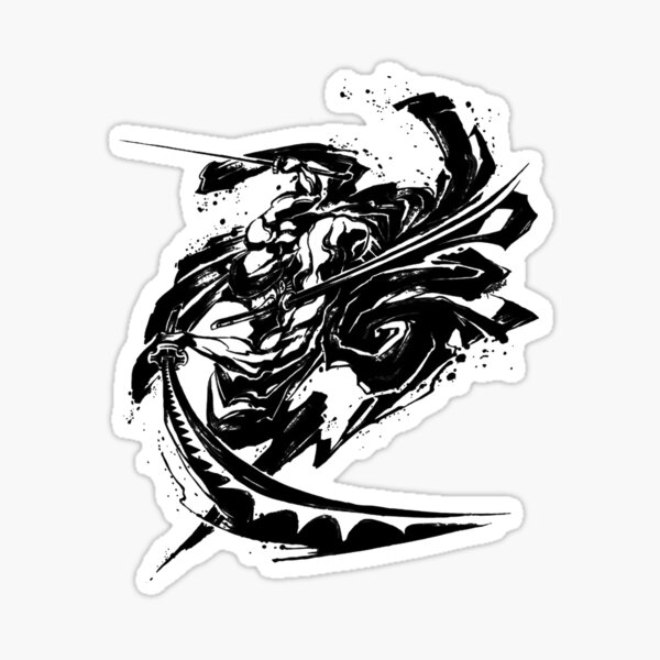 Roronoa Zoro One Piece Sticker For Sale By Xyprow Redbubble