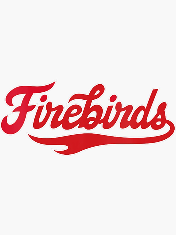 "Womens Carthage College Firebirds Classic Athletic Script Throwback V-Neck" Sticker for Sale by ...