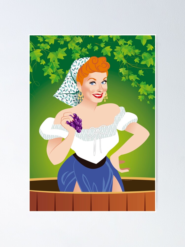 "Grape stomping" Poster for Sale by AleMogolloArt | Redbubble