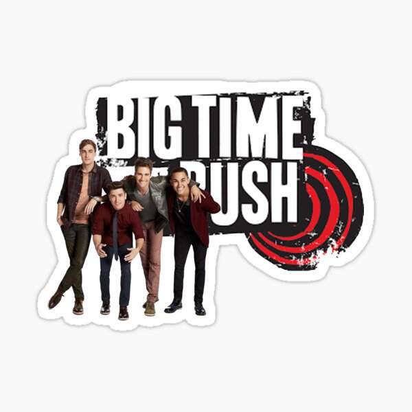"Rush Order Tees Hard, BIG TIME RUSH " Sticker for Sale by Greatservice ...