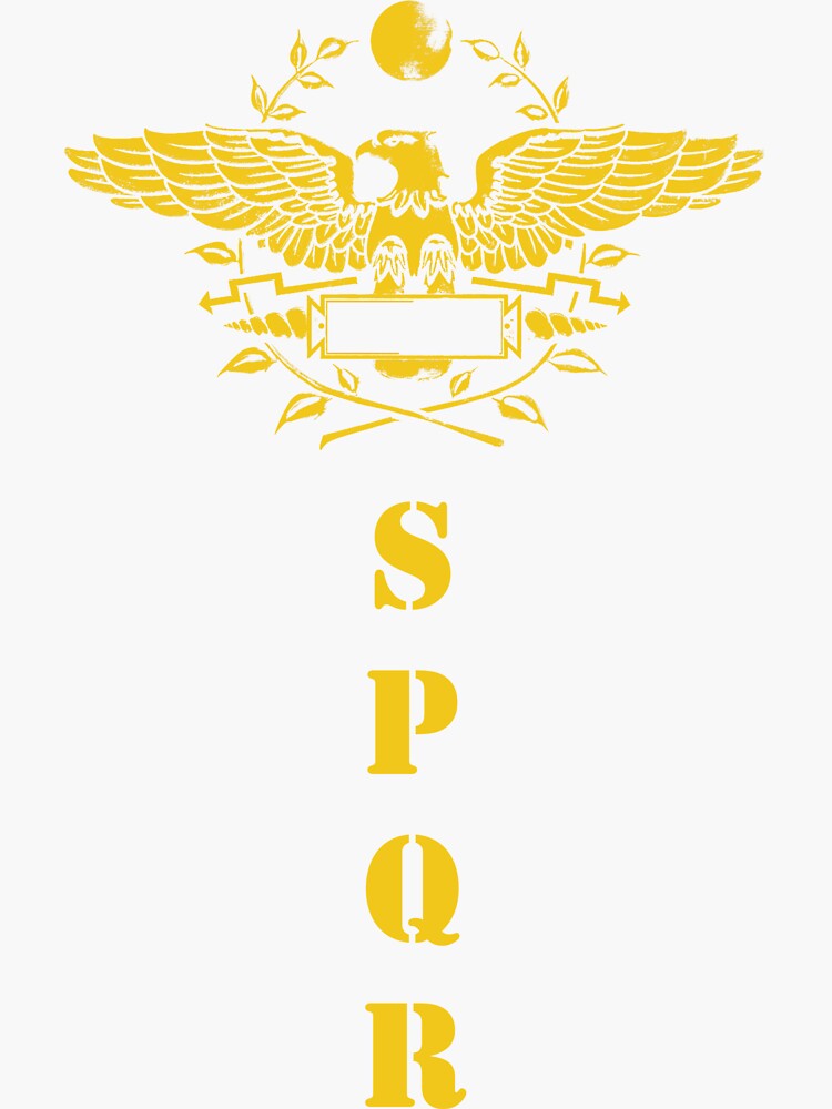 "SPQR Roman Legion" Sticker by ErianAndre | Redbubble