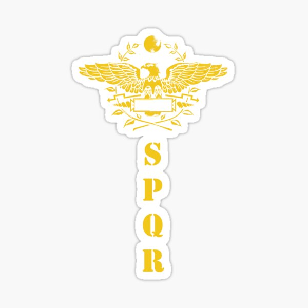 "SPQR Roman Legion" Sticker by ErianAndre | Redbubble