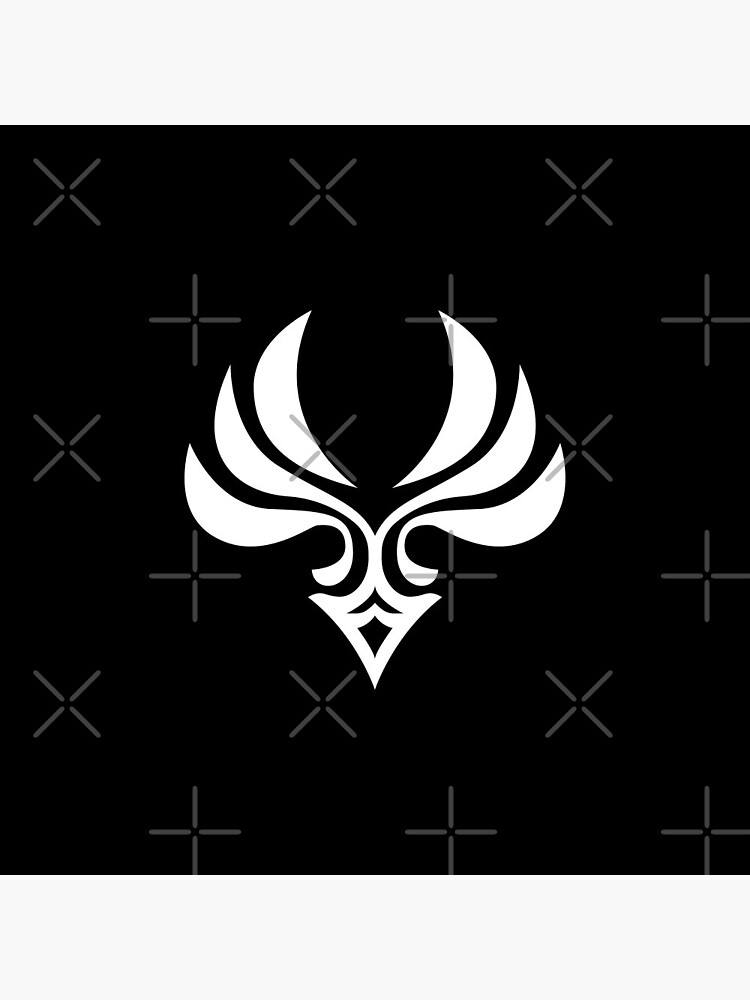 "Genshin Impact Element Anemo White Emblem / Banner / Logo / Icon" Pin ...