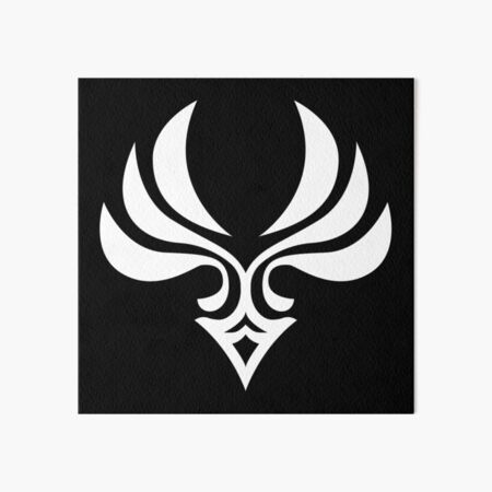"Genshin Impact Element Anemo White Emblem / Banner / Logo / Icon" Art ...