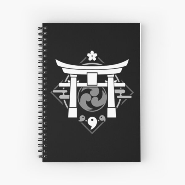 "Genshin Impact Inazuma Emblem / Banner / Logo / Icon" Spiral Notebook ...