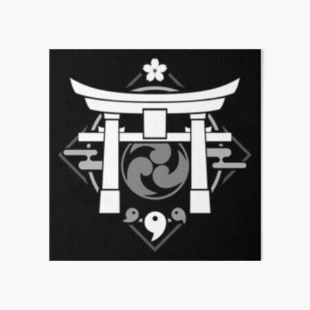 "Genshin Impact Inazuma Emblem / Banner / Logo / Icon" Art Board Print ...
