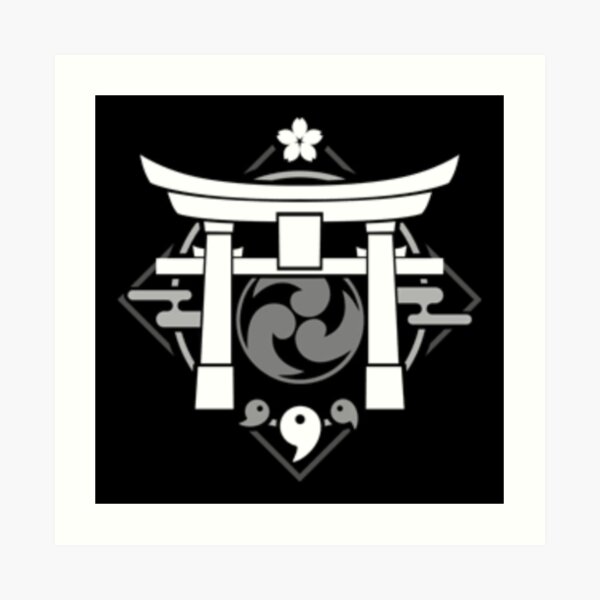 "Genshin Impact Inazuma Emblem / Banner / Logo / Icon" Art Print for ...