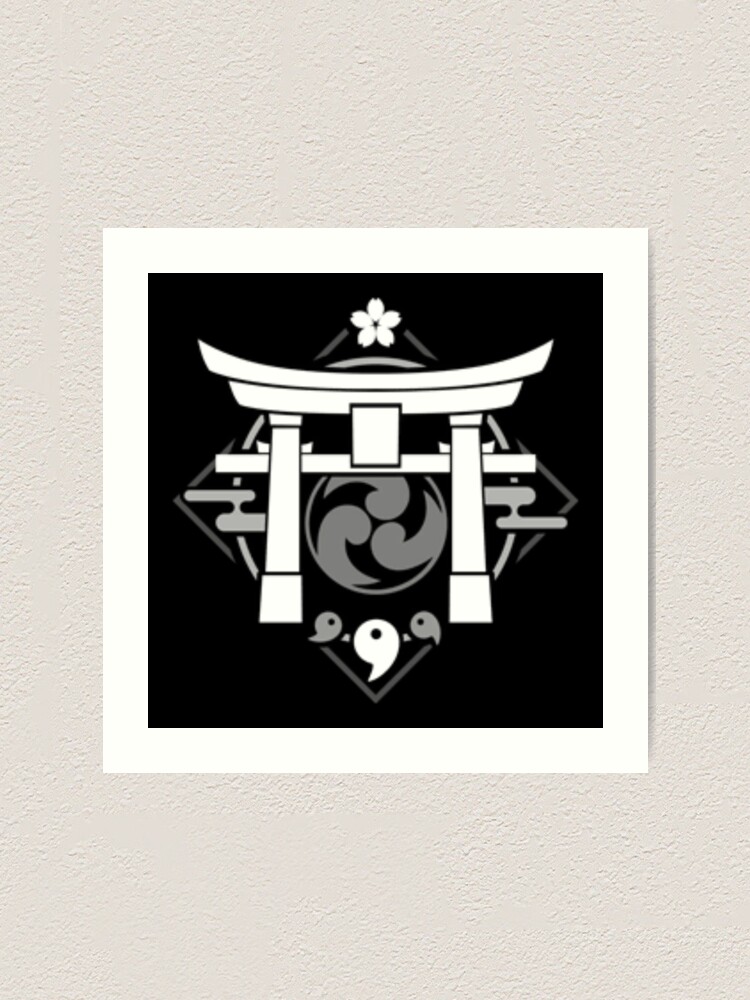 "Genshin Impact Inazuma Emblem / Banner / Logo / Icon" Art Print for ...