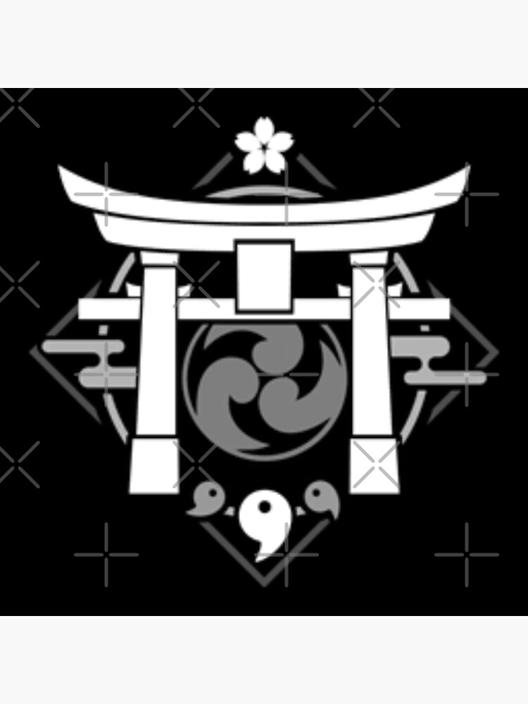 "Genshin Impact Inazuma-Emblem / Banner / Logo / Symbol" Poster von ...