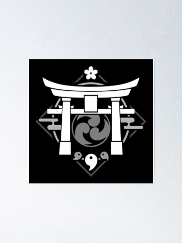 "Genshin Impact Inazuma Emblem / Banner / Logo / Icon" Poster for Sale ...