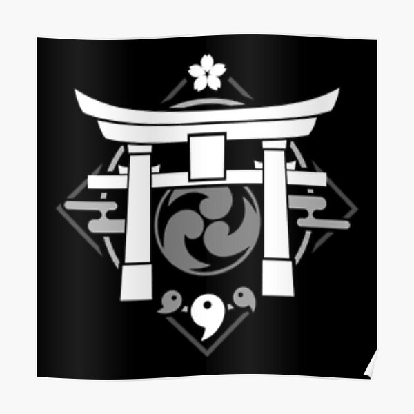 "Genshin Impact Inazuma Emblem / Banner / Logo / Icon" Poster for Sale ...