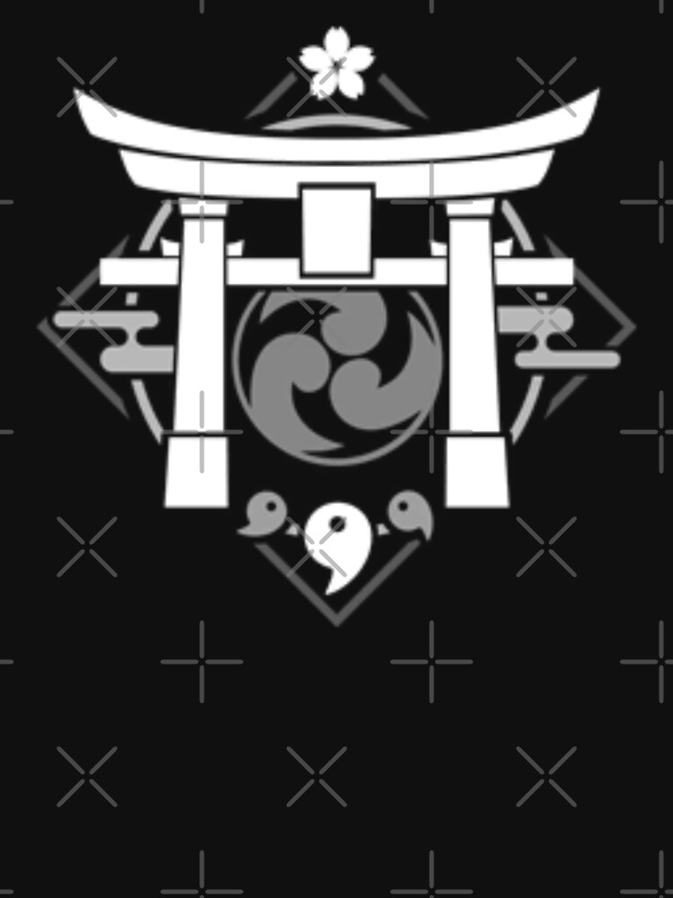 "Genshin Impact Inazuma Emblem / Banner / Logo / Icon" T-shirt for Sale ...
