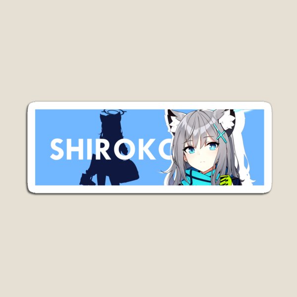 "Blue archive shiroko Sticker For Car Blue archive Game Sunaookami ...