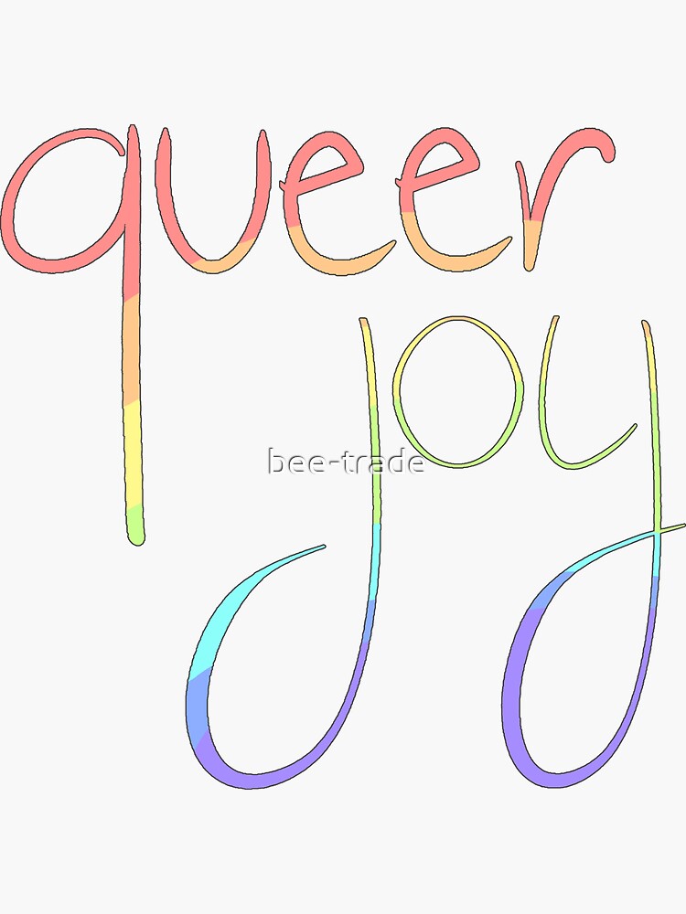 "pastel gay flag queer joy" Sticker for Sale by bee-trade | Redbubble