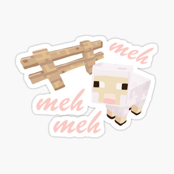 "Minecraft Sheep" Sticker for Sale by qloc | Redbubble