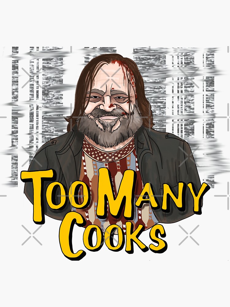 "Too Many Cooks - Adult Swim" Sticker for Sale by pinkart666 | Redbubble