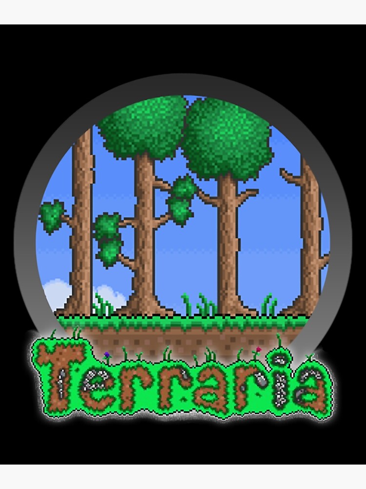 Retro Vintage Terraria - Indie Game Halloween Premium Matte Vertical ...
