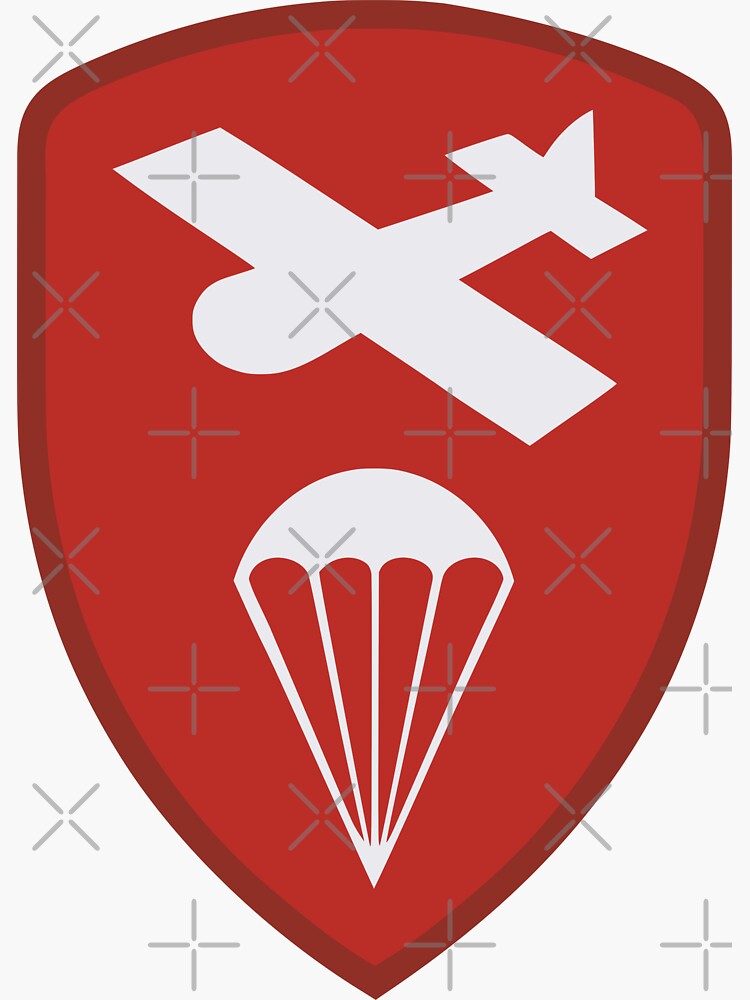 "WW2 Airborne Command Patch" Sticker for Sale by StrongVlad | Redbubble