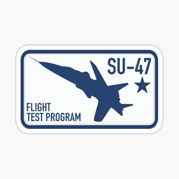 "Sukhoi SU-47 Berkut" Sticker for Sale by StrongVlad | Redbubble
