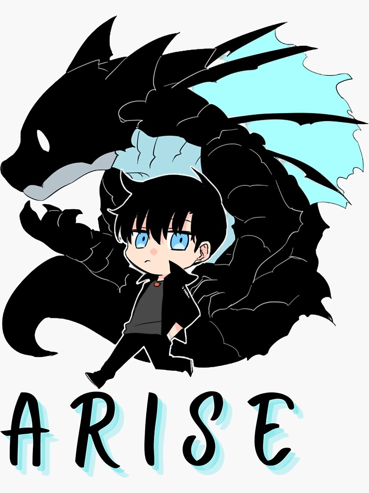"Solo leveling Sung Jin Woo chibi arise Jima" Sticker for Sale by ...