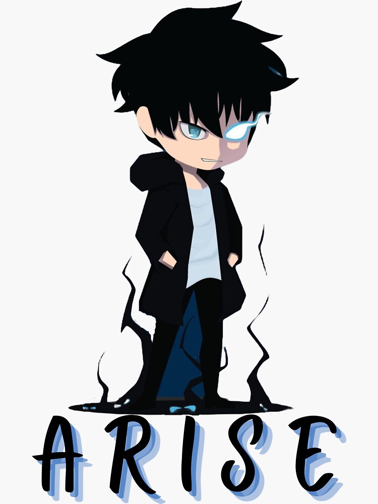 "Solo leveling Sung Jin Woo Chibi " Sticker for Sale by DaturaSnake ...