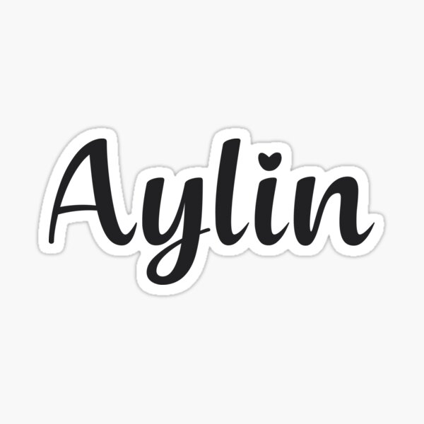 "Aylin" Sticker for Sale by 99Posters | Redbubble