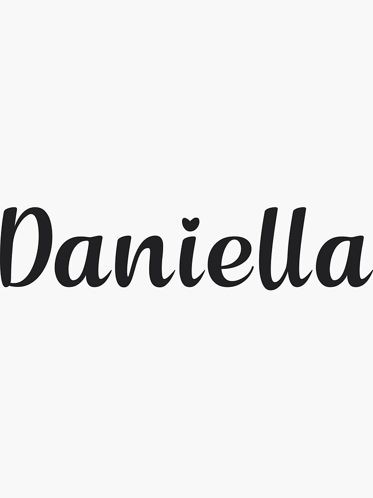 "Daniella" Sticker for Sale by 99Posters | Redbubble