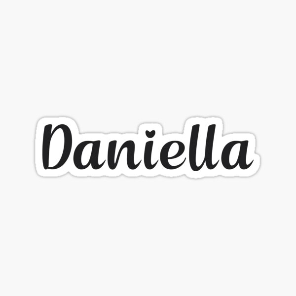 "Daniella" Sticker for Sale by 99Posters | Redbubble