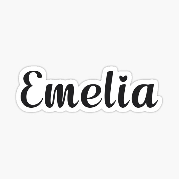 "Emelia" Sticker for Sale by 99Posters | Redbubble