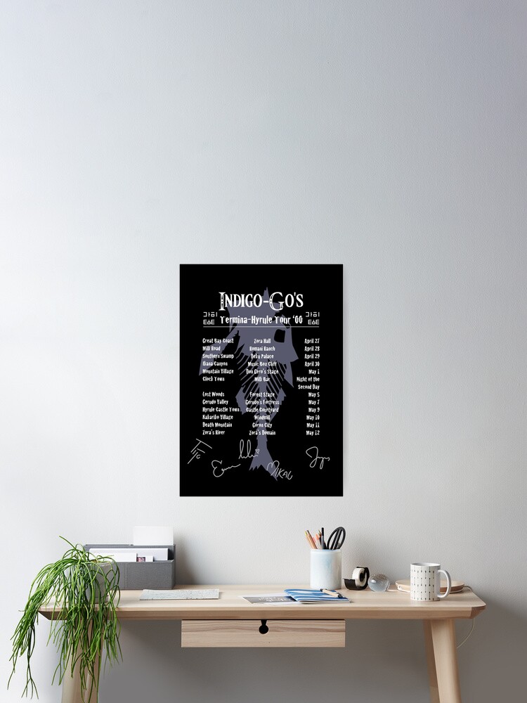 "The Indigo-Go's Tour - Signed!" Poster for Sale by Geecko | Redbubble