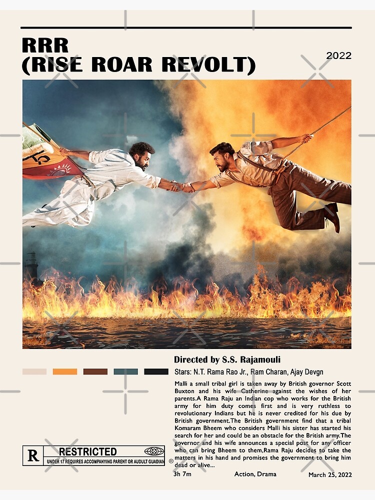 "RRR (Rise Roar Revolt)" Poster for Sale by LiuMann | Redbubble
