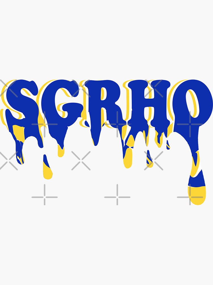 "SGRho - sigma gamma rho" Sticker for Sale by REDESIGN04 | Redbubble