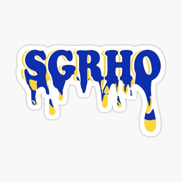 "SGRho - sigma gamma rho" Sticker for Sale by REDESIGN04 | Redbubble